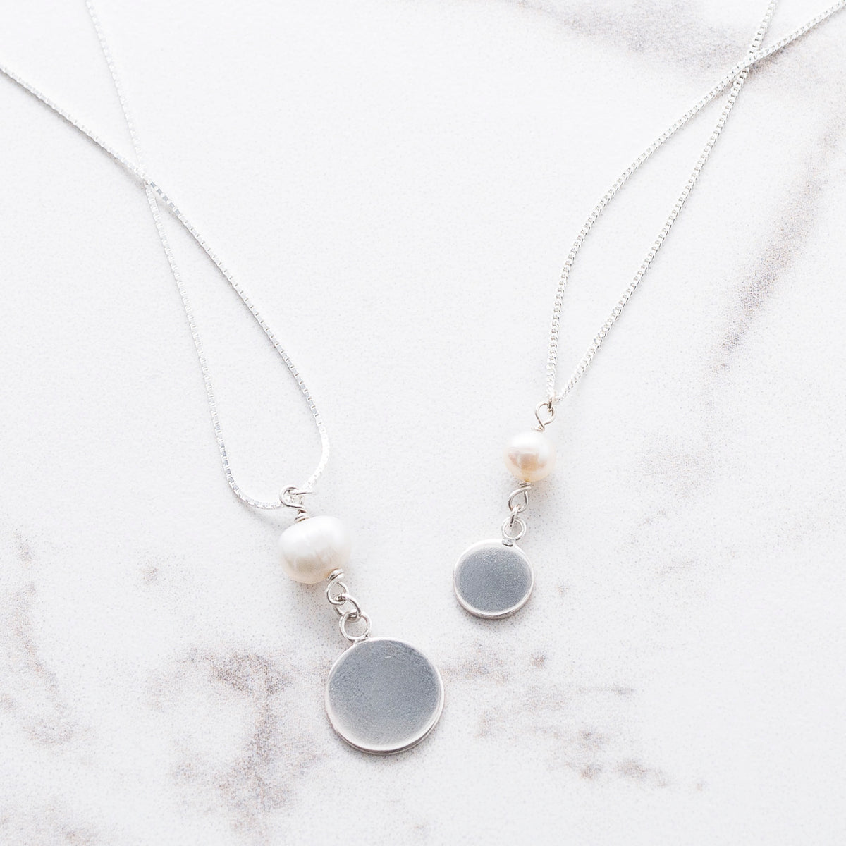 Artemis Pearl and Moon Pendant – Godessa Jewellery